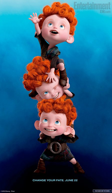 Nuevos pósters de los personajes de "Brave"